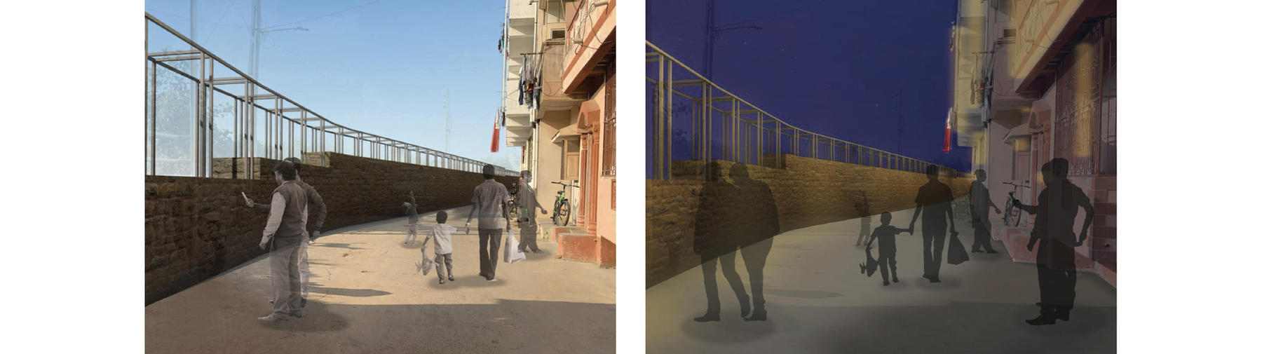 Light for Mandvi Fort Wall | banduksmithstudio